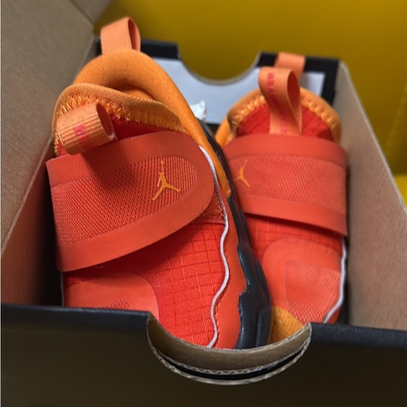 Jordan | Shoes | Jordan Orange Sneakers With Iconic Jumpman Logo | Poshmark